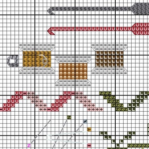 Cross Stitch Pattern - Spools and Threads Sampler - Digital PDF File - Etsy