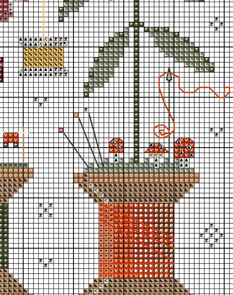 Sewing Cross Stitch Pattern Instant Download PDF Counted - Etsy