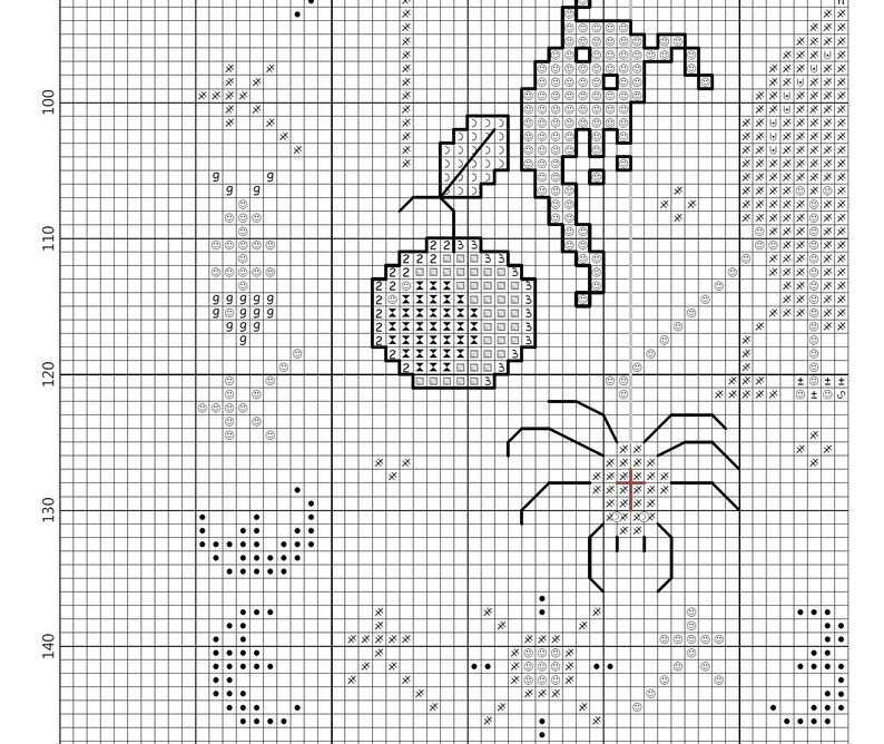 PDF DIGITAL Chart-magic Spells-halloween Cross Stitch,witch,pumpkins ...