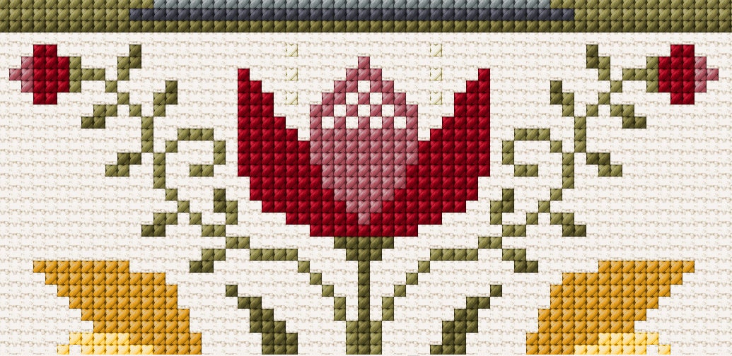 Red House- Cross Stitch Pattern Pdf - Red House Pattern - Etsy