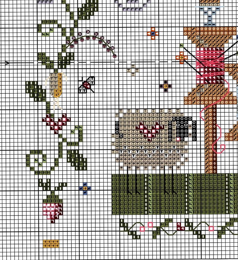 Spools and Sheep-love Cross Stitch Pattern, Sampler Spools-pdf ...