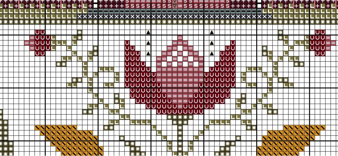 Red House- Cross Stitch Pattern Pdf - Red House Pattern - Etsy
