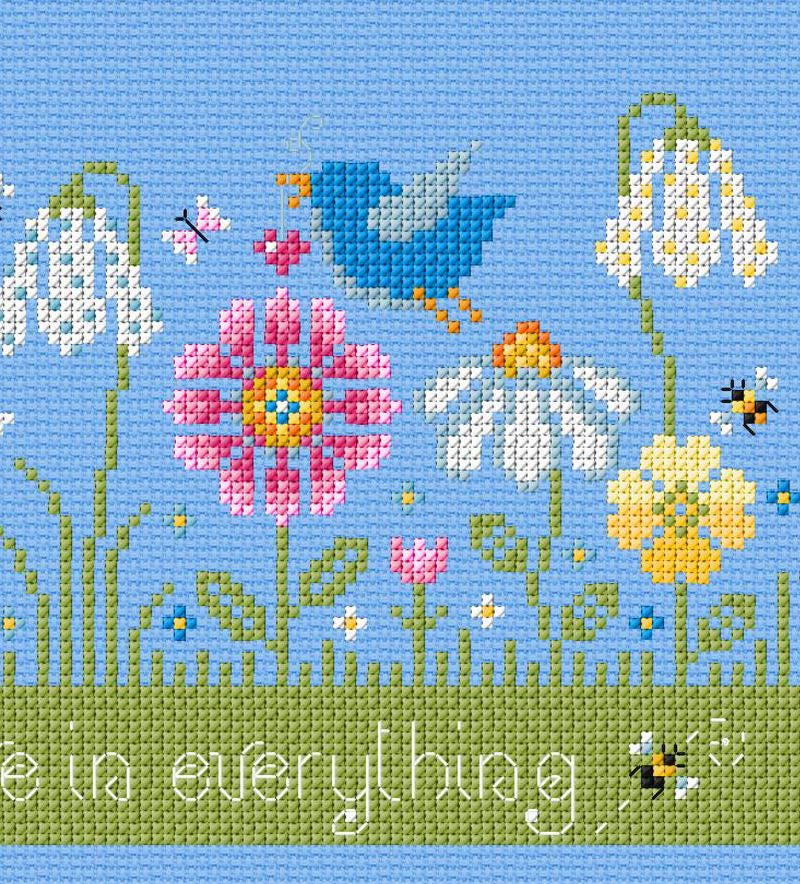 Spring is When Life's Alive in Everything- Cross Stitch Pattern ...