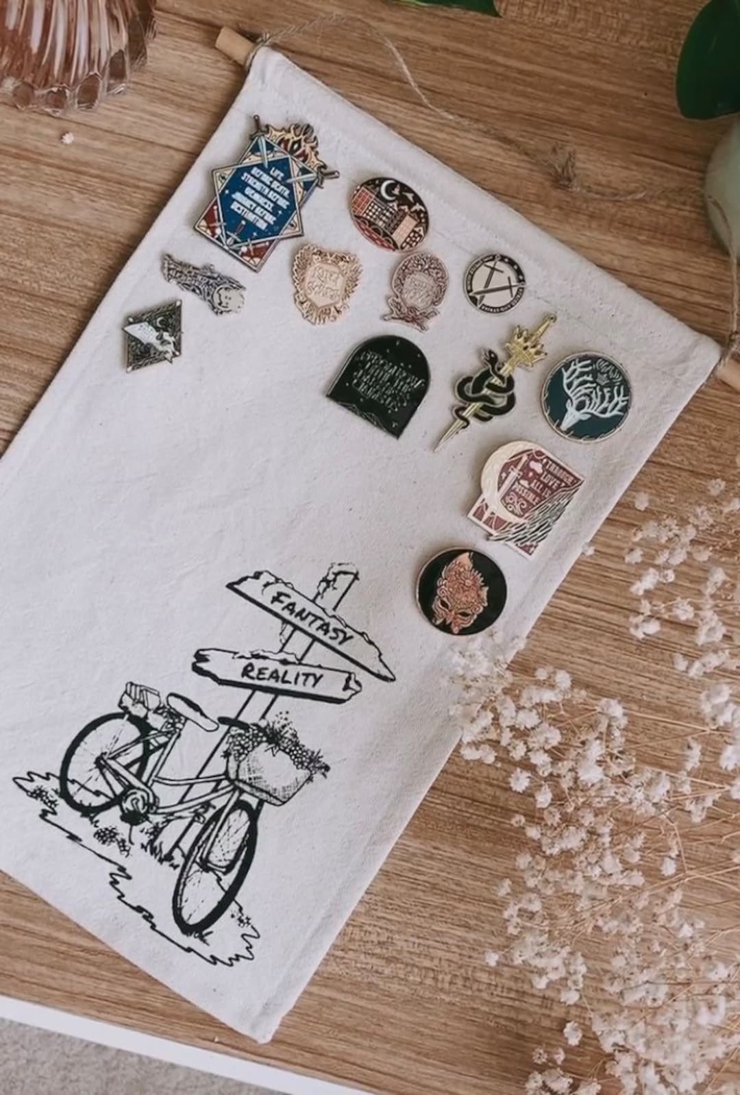 Fantasy Bookish Pin Banner - Etsy