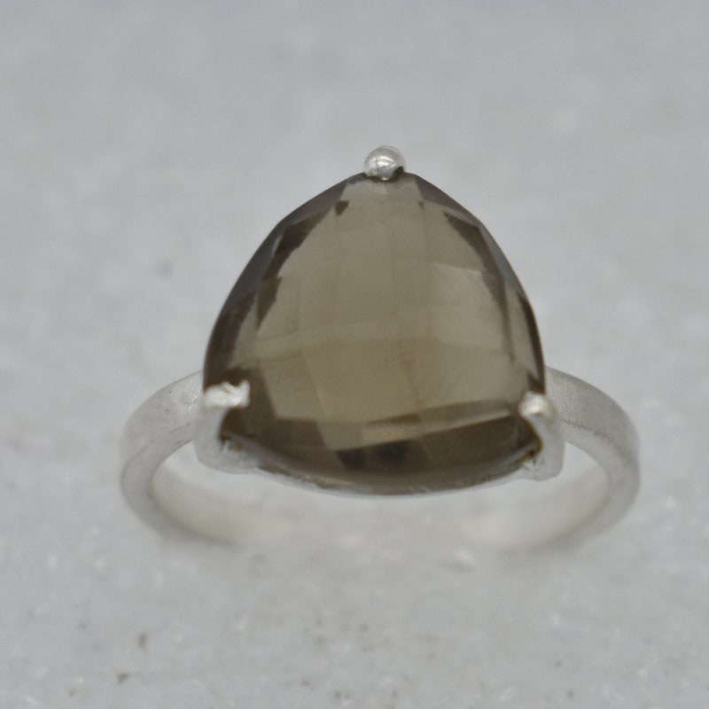 Smoky Quartz Ring - Etsy