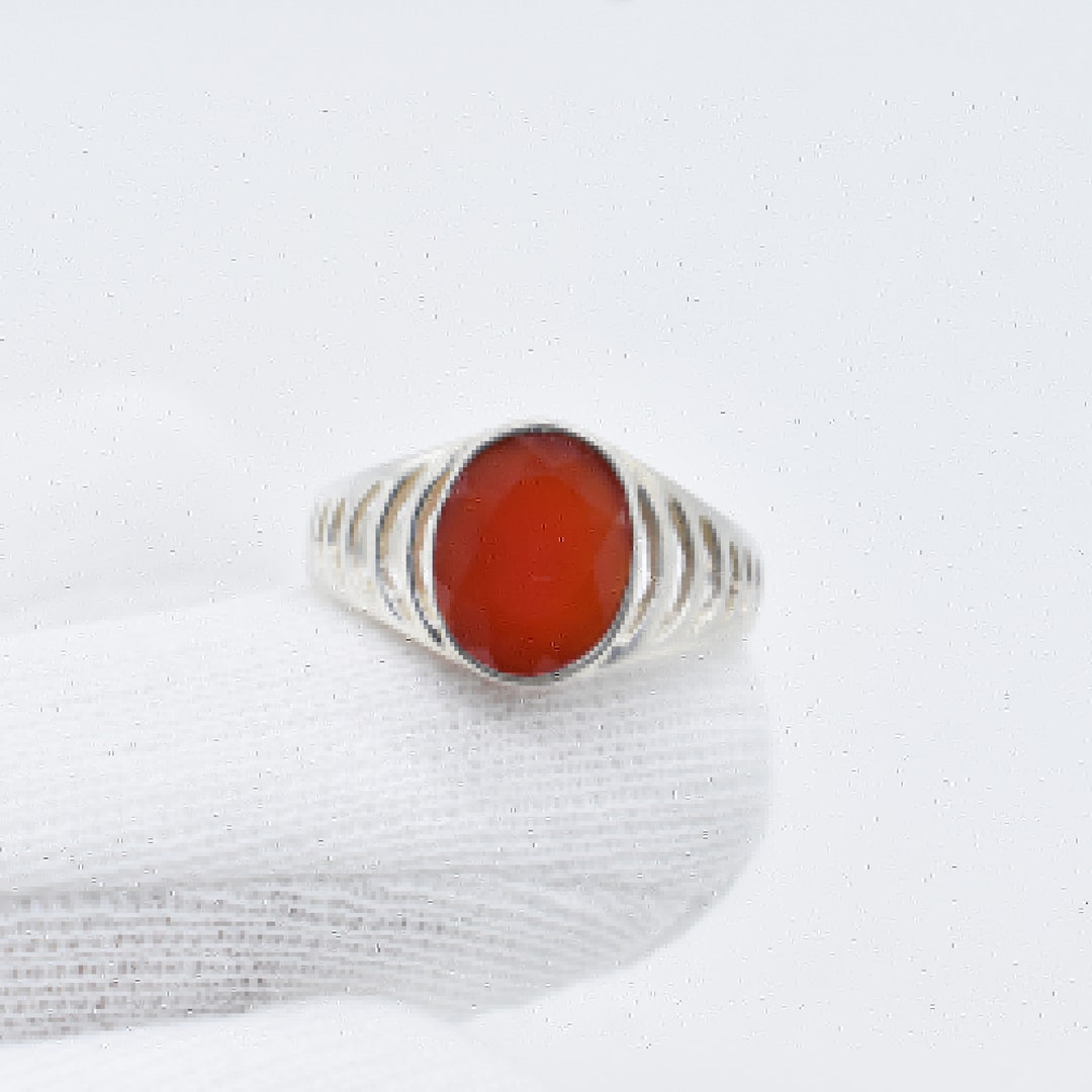 Natural Ruby Ring, 925 Sterling Silver Ring, Ruby Gemstone, Free ...