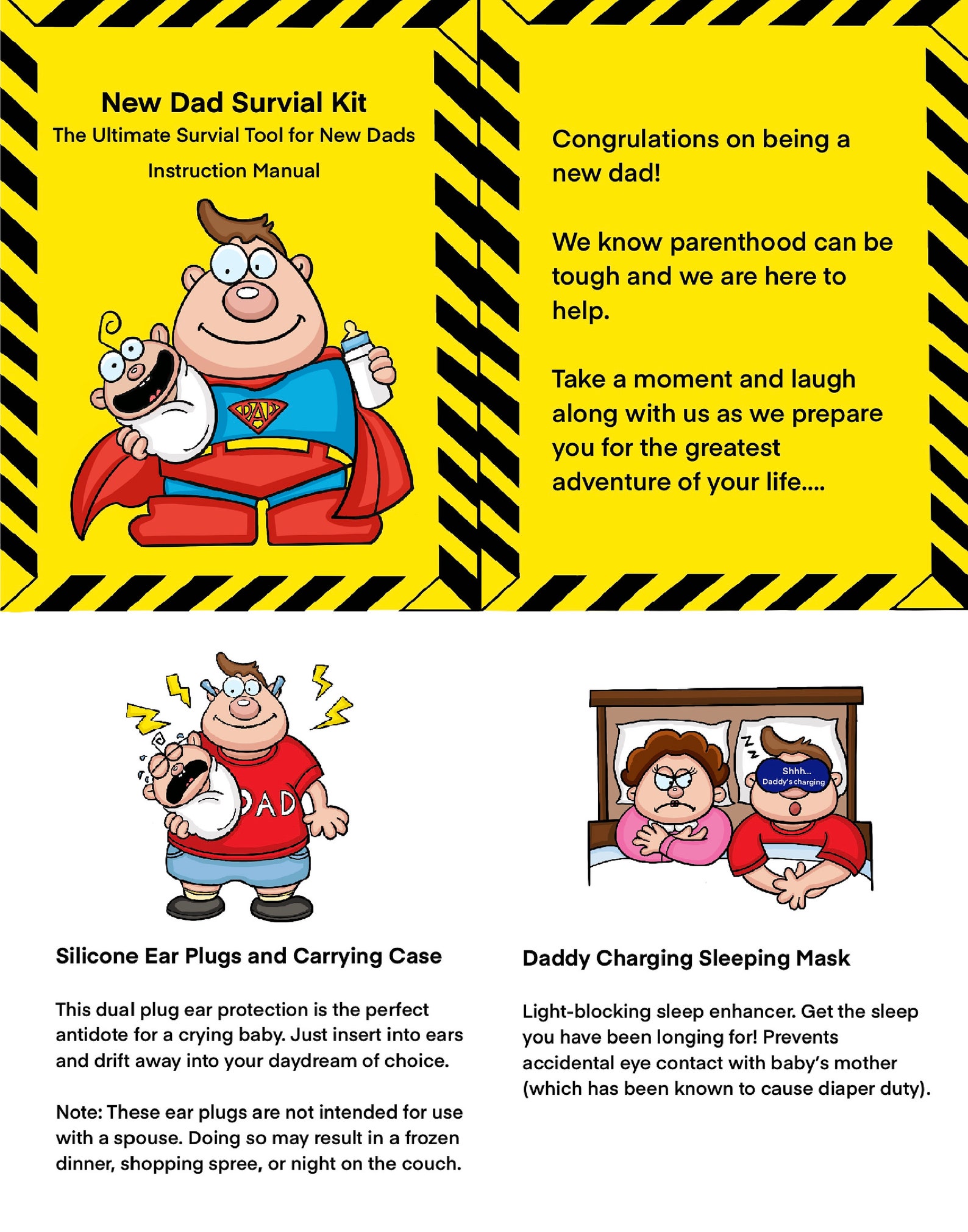 New Dad Survival Kit – Funny Father-to-be Gift Set - Etsy