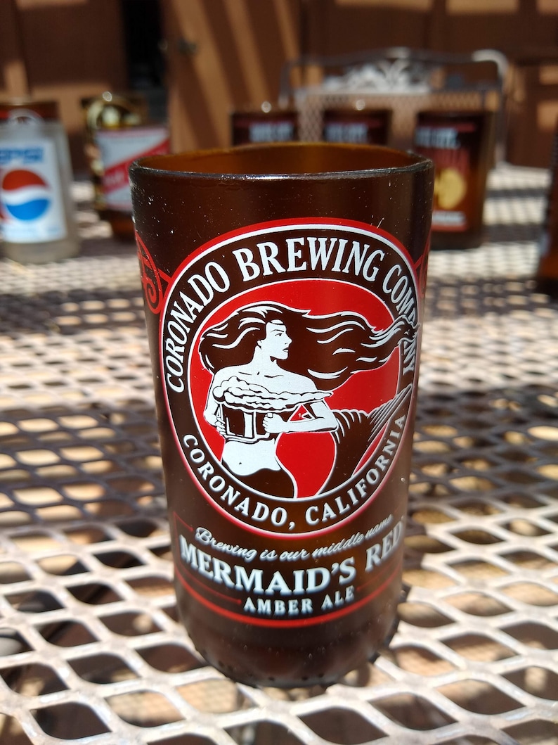 Coronado Brewing Company Mermaid's Red - Dishwasher-safe Beer Bottle ...