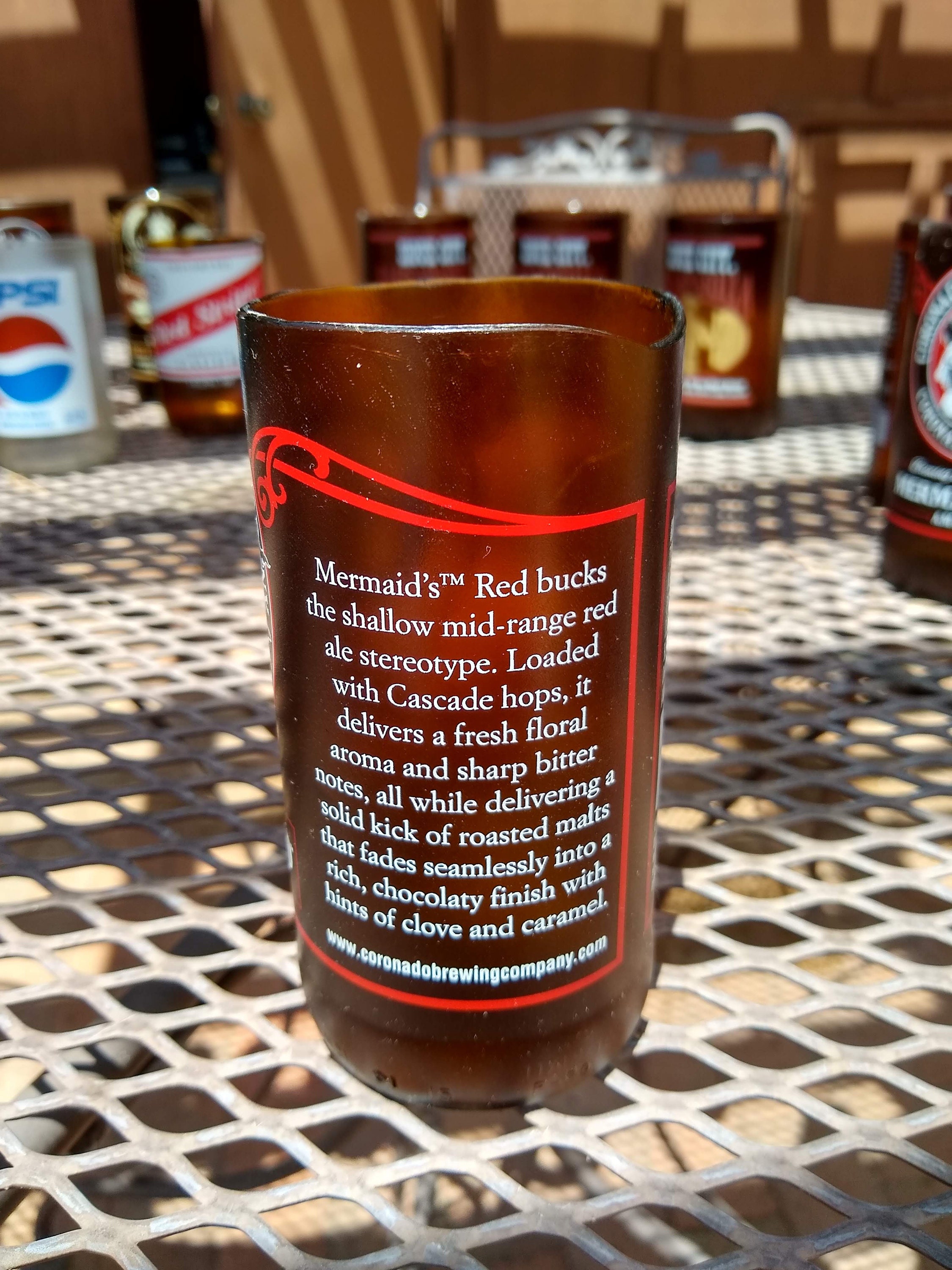Coronado Brewing Company Mermaid's Red Vasos de botella - Etsy España