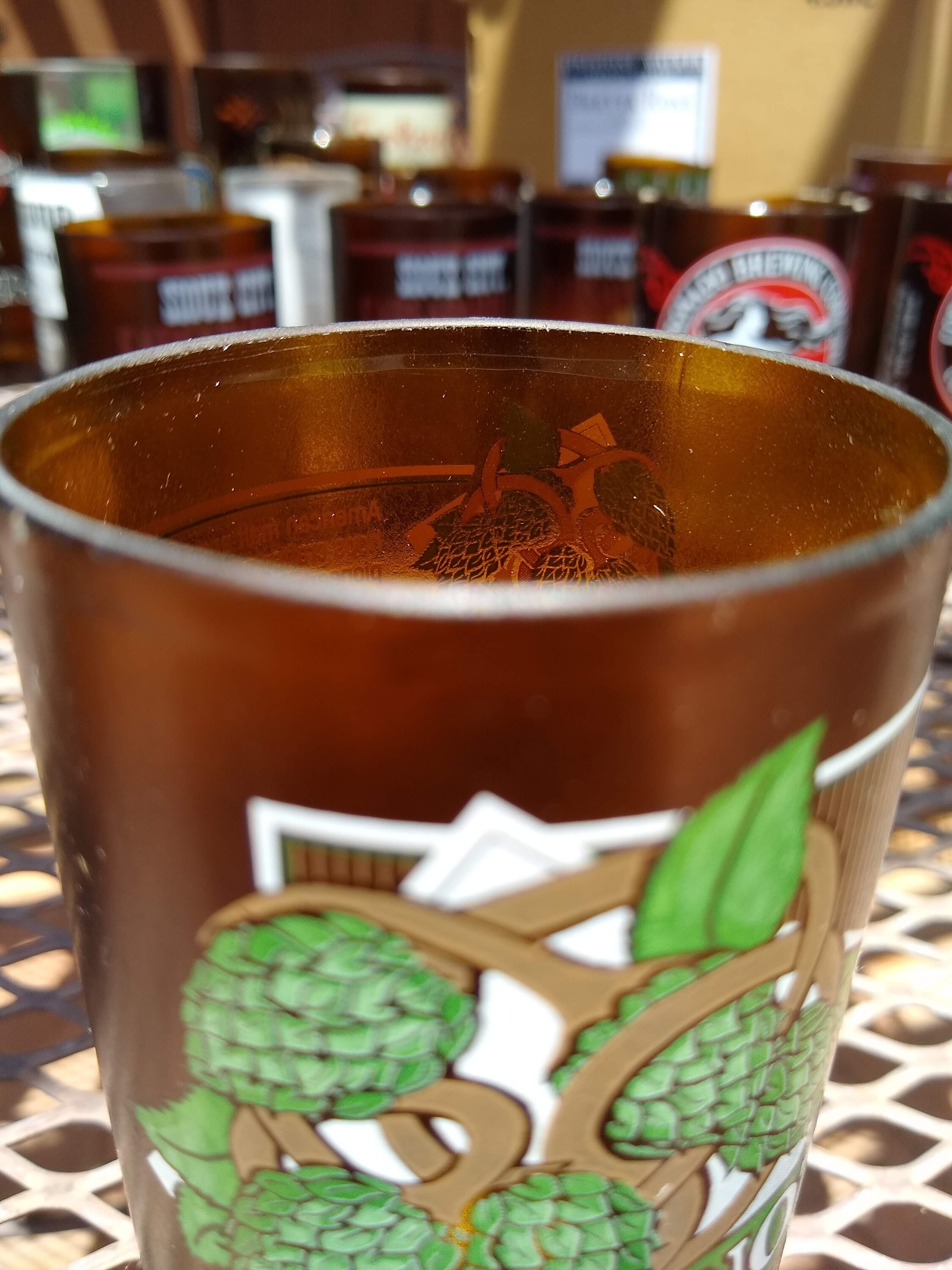Four Peaks Hop Knot IPA - Dishwasher-safe Beer Bottle Tumbler Glasses ...