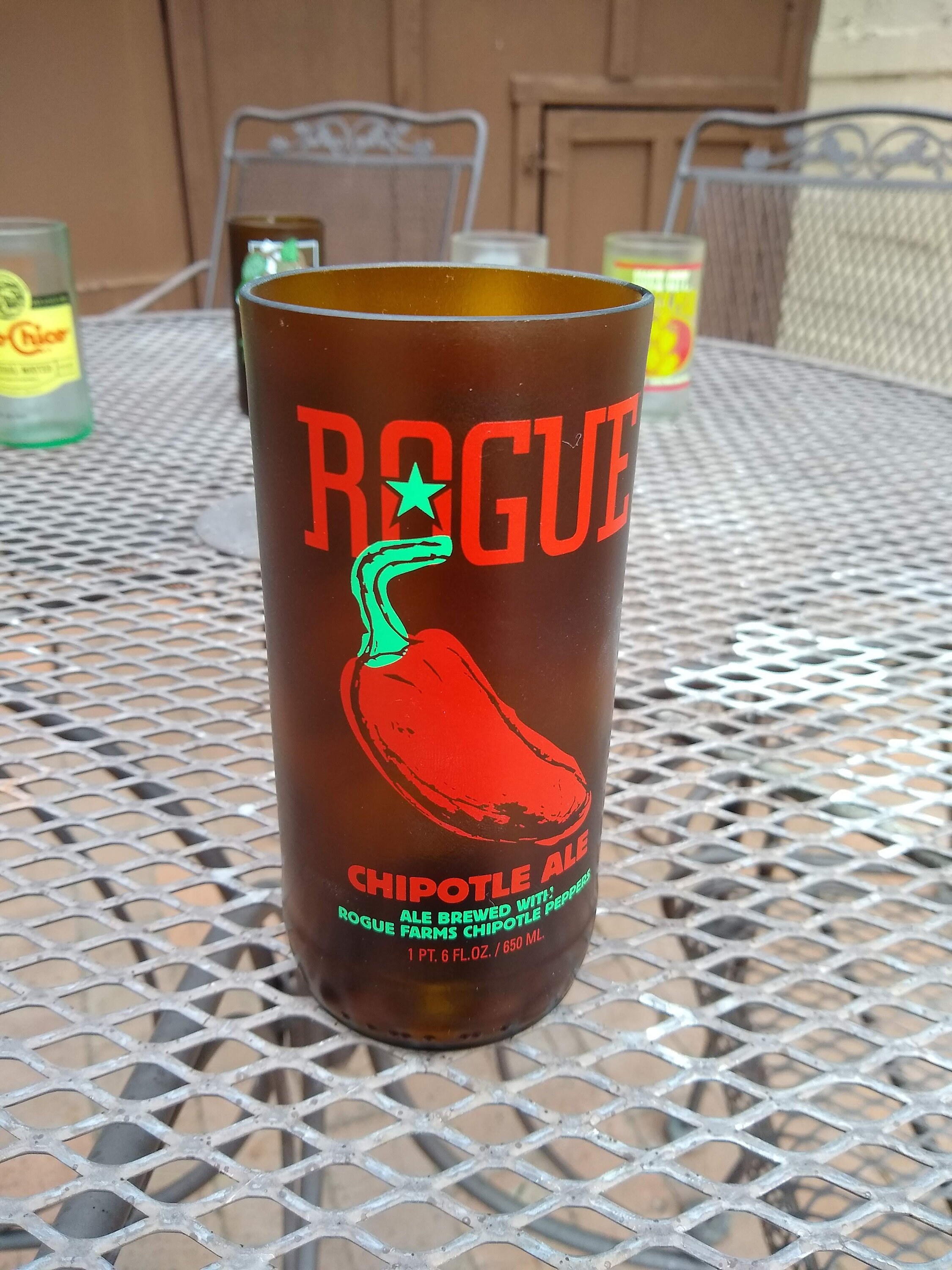Rogue Chipotle Ale Dishwasher-safe Beer Bottle Tumbler Glass - Etsy Israel
