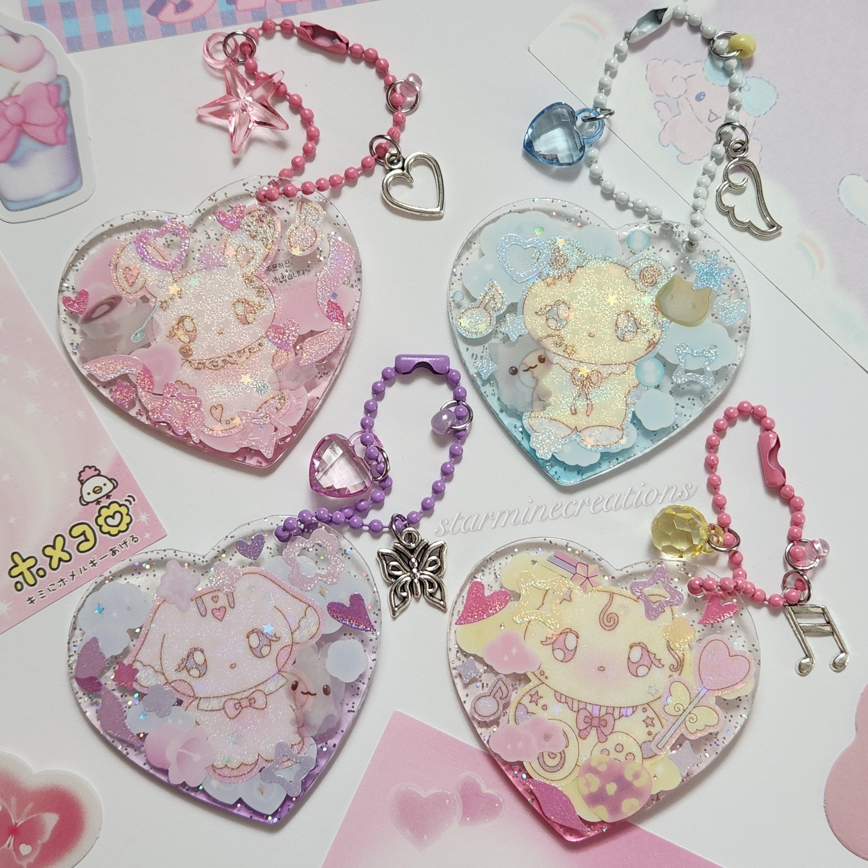 Sweet Deco Acrylic Keychains ~ Phone Strap Anime Kpop Y2k Stickers ...
