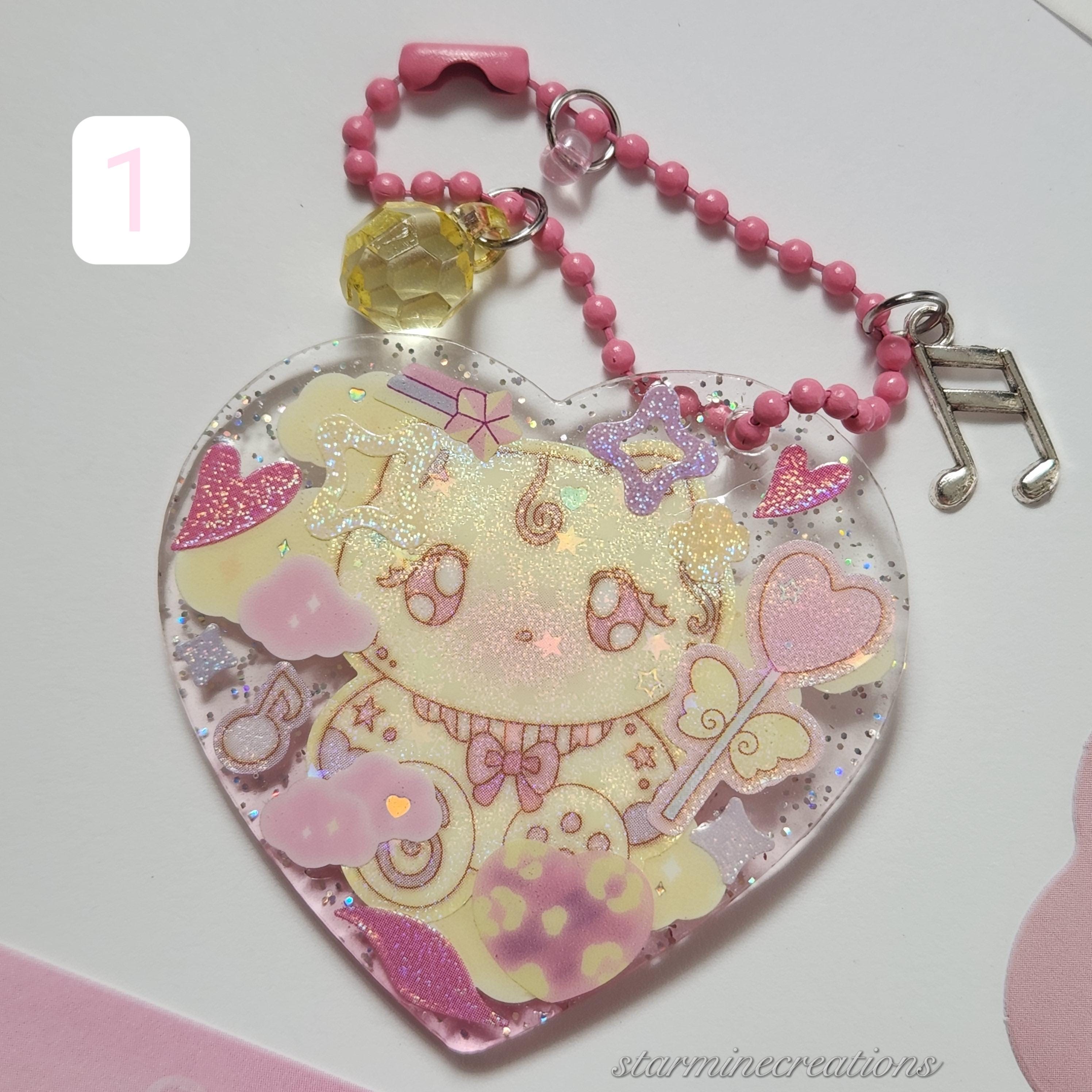 Sweet Deco Acrylic Keychains ~ Phone Strap Journal Collect Book Charm ...