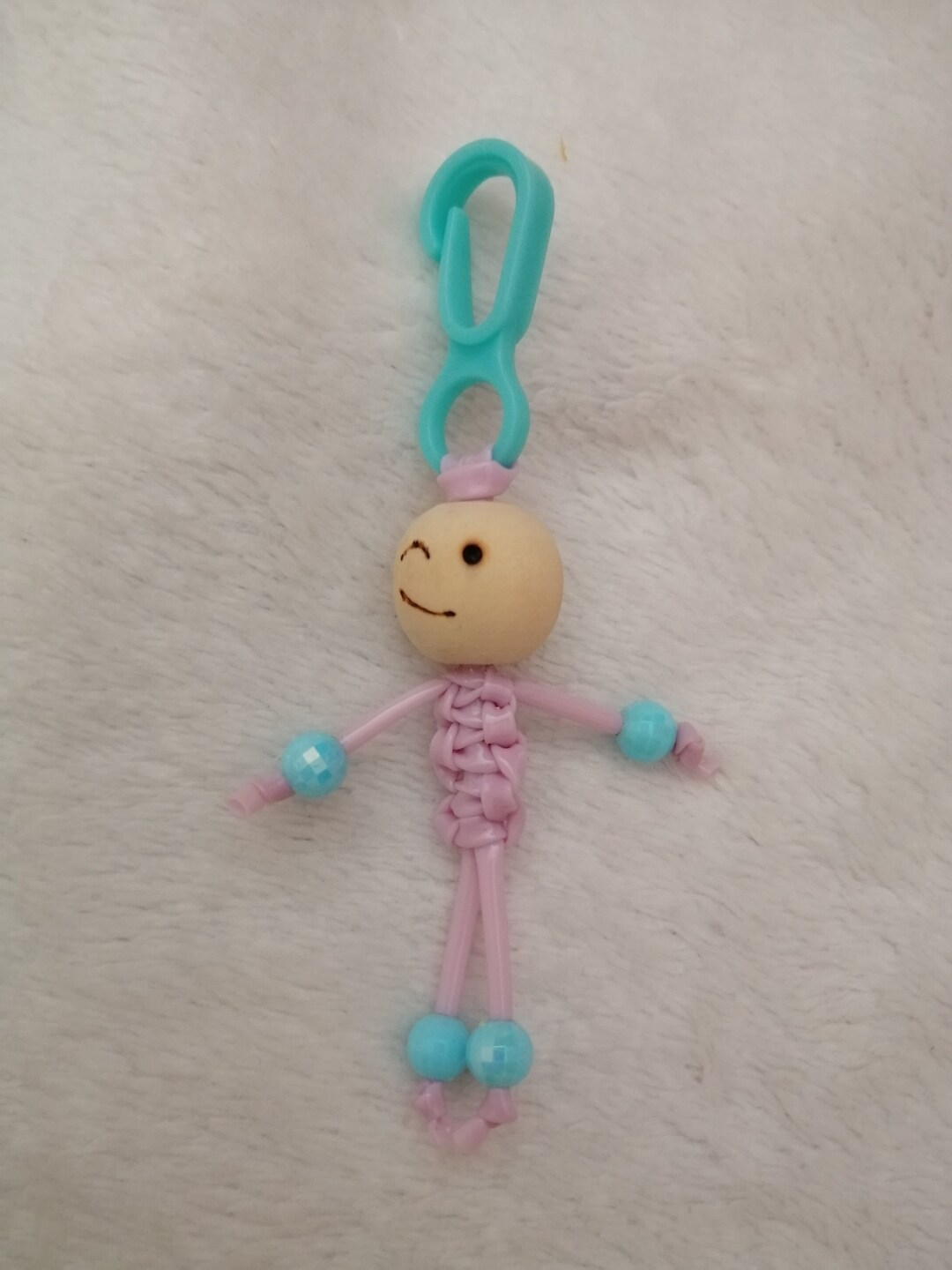 90's Key/bag Pendant Man Plastic Braided Cords scoubidou - Etsy