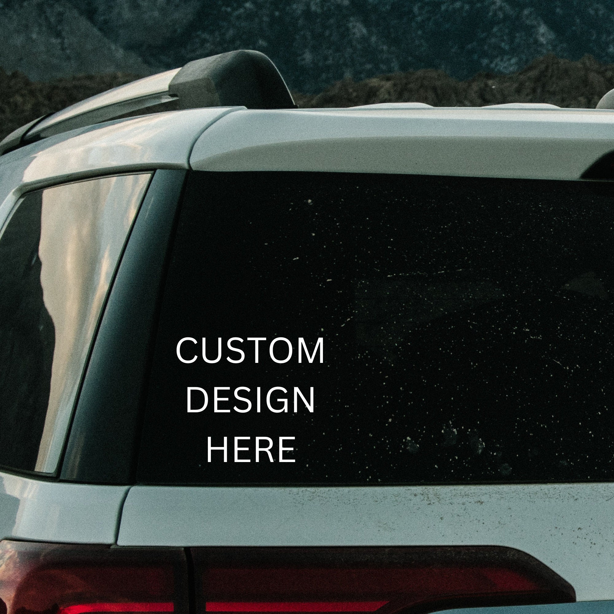 CUSTOM Design Auto Window Decal for Cars or Suvs - Etsy