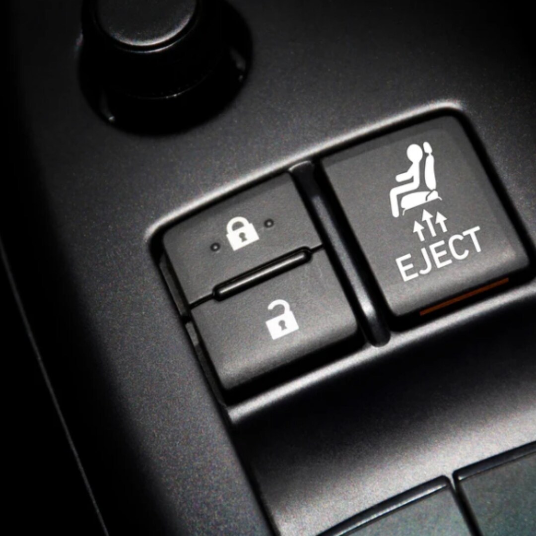 Funny Eject Button Car Decal: Universal Fit - Etsy