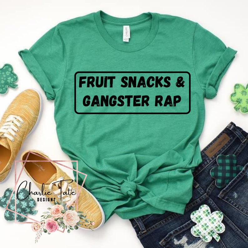Fruit Snacks and Gangster Rap Graphic Tshirt / Graphic Tshirts - Etsy