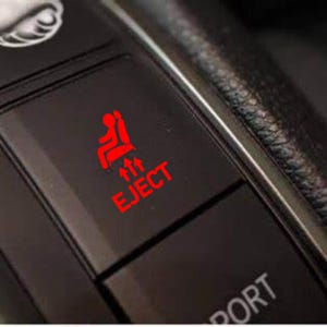 Funny Eject Button Car Decal: Universal Fit - Etsy