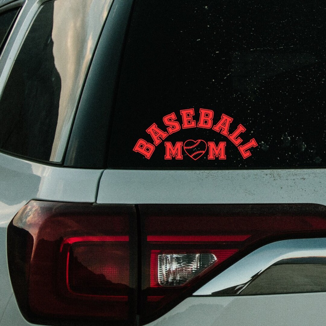 Baseball Mom Car Window Decal Sticker - Etsy