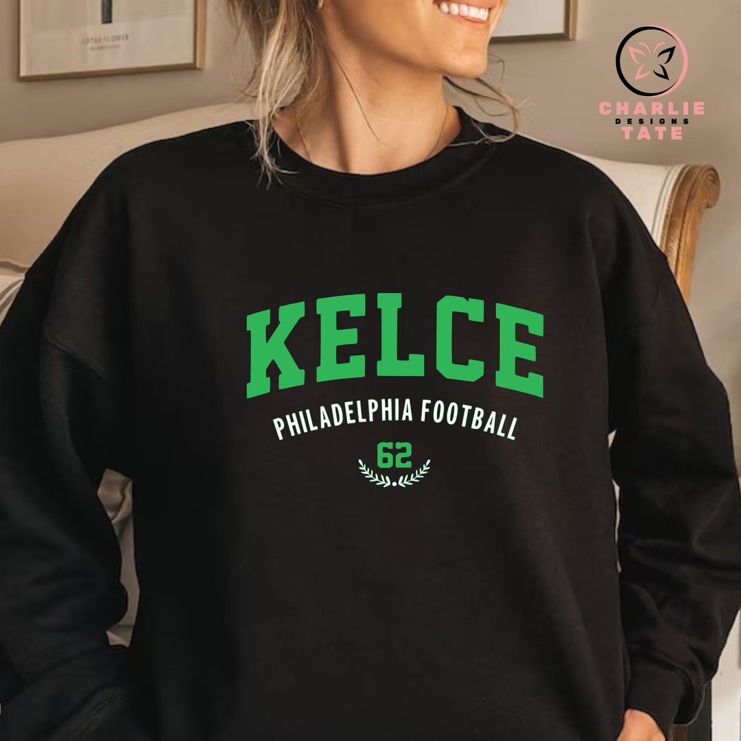 Jason Kelce 62 Philadelphia Eagles Football Sweatshirt, Eagles Football ...