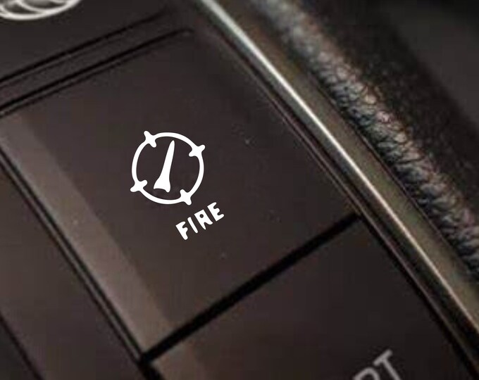 Missile Launcher Button Decal for Car: Custom Size Available - Etsy