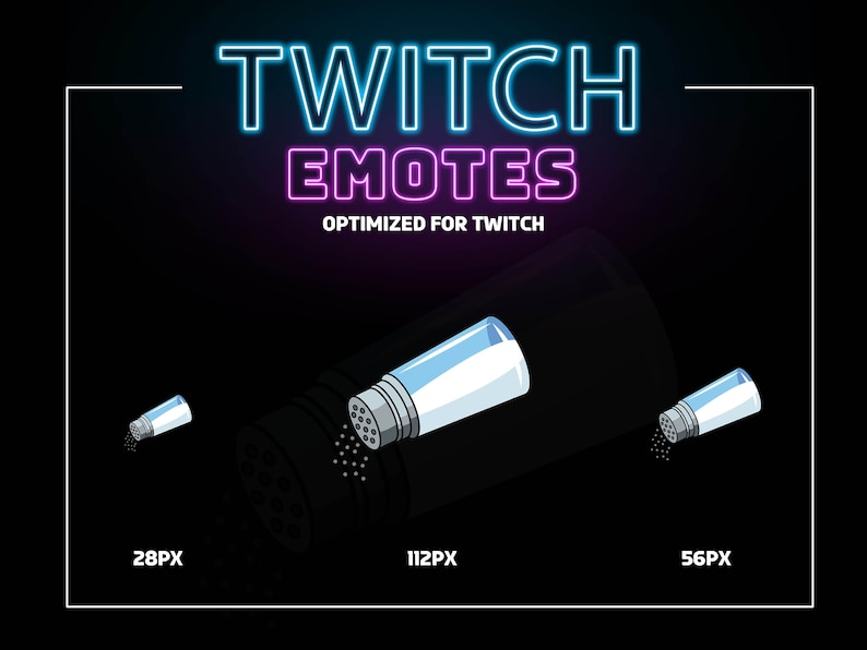 Salt Salty Twitch Chat Text Emote - Etsy