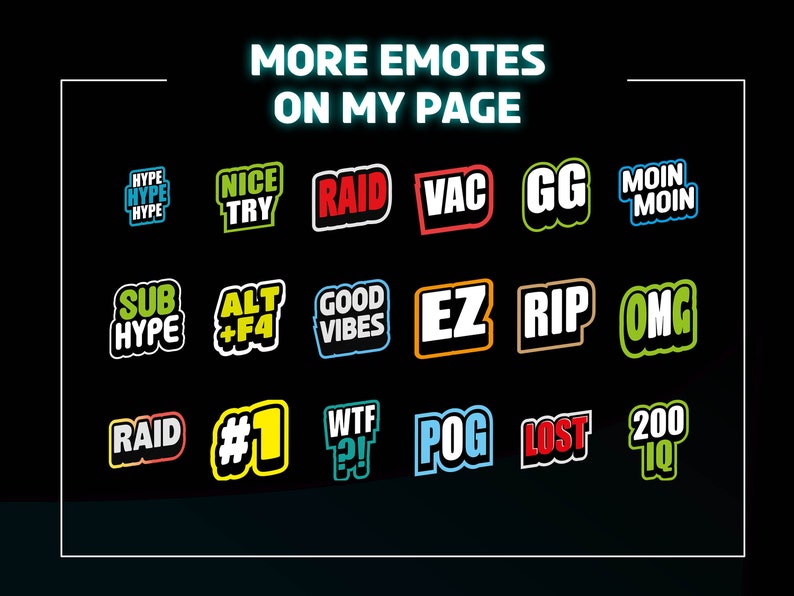 EZ EASY Twitch Chat Emote - Etsy