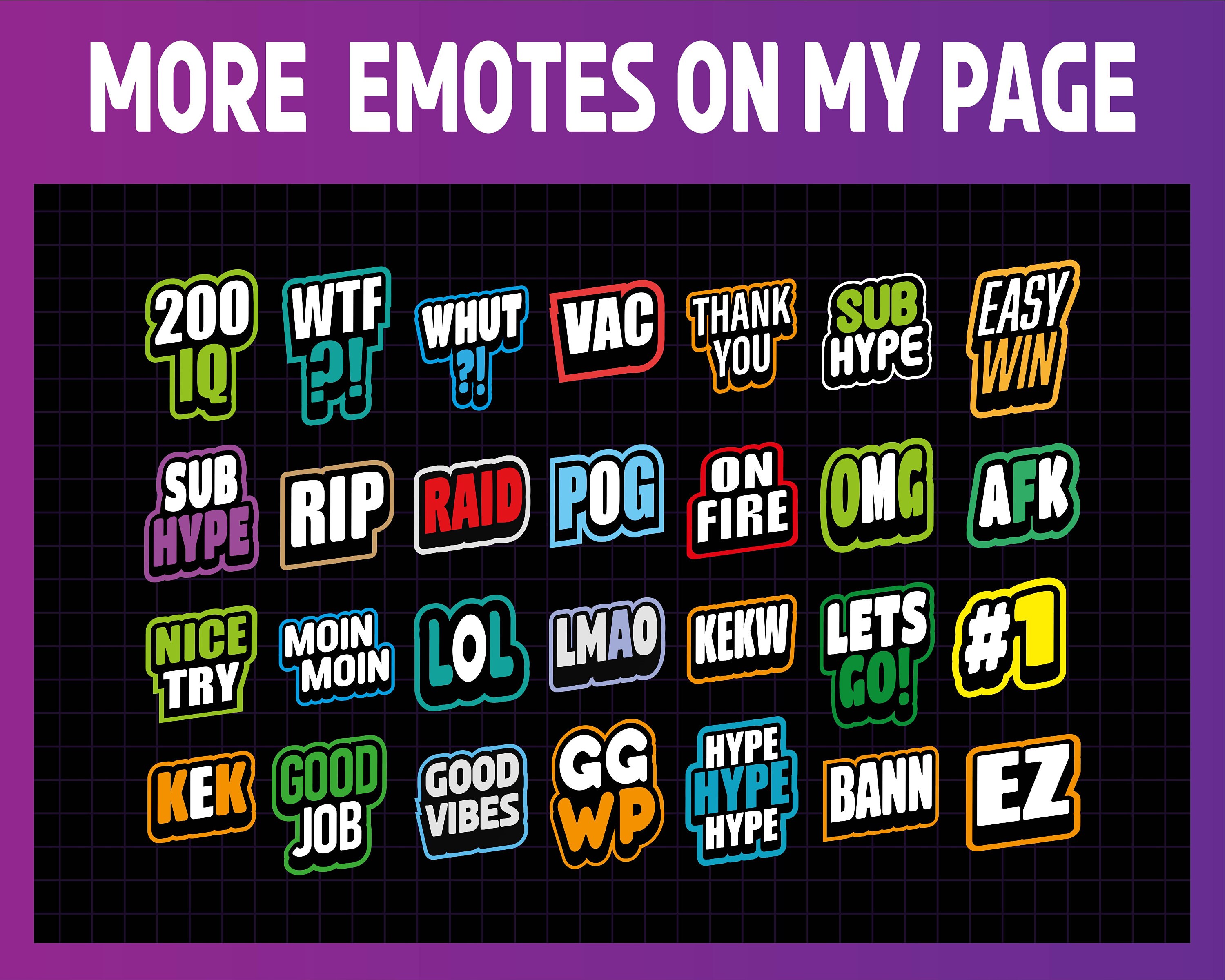GG EZ Twitch Chat Emote - Etsy