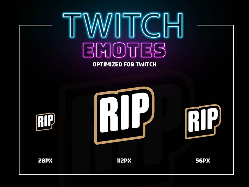 RIP Twitch Chat Text Emote Meme - Etsy Ireland