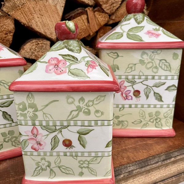 Apple Canisters - Etsy
