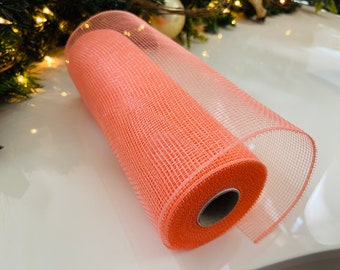 Peach Deco Mesh - Etsy