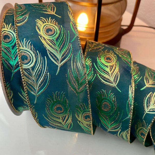 Peacock Ribbon - Etsy