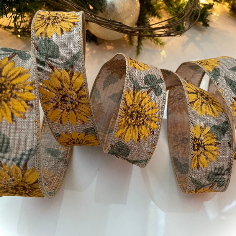Burlap Sunflowers - Etsy