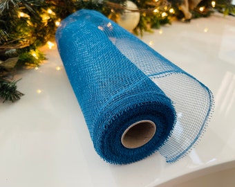 Teal Deco Mesh - Etsy