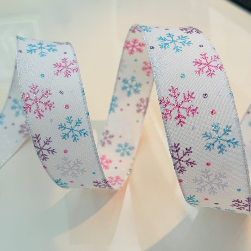Pink and Navy Ribbon - Etsy