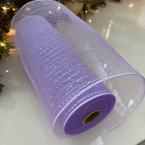 Purple Deco Mesh - Etsy