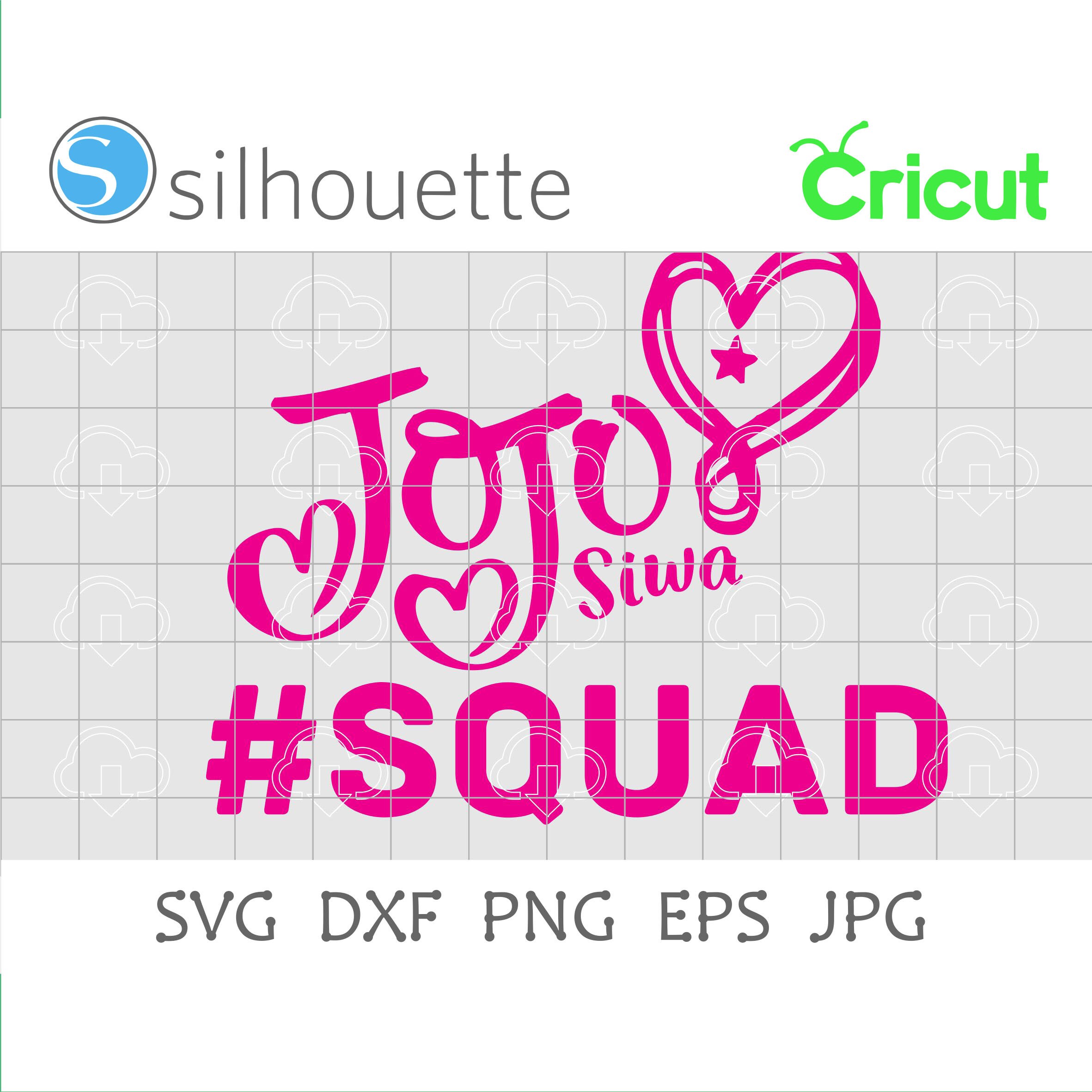 Jojo Siwa Squad Svg Jojo Siwa Download SVG Cut File | Etsy