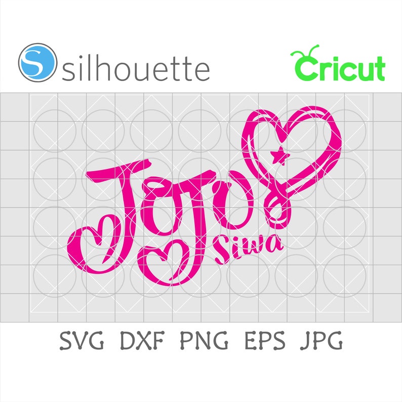 JoJo siwa logo svg jojo vector SVG Cut File commercial use | Etsy