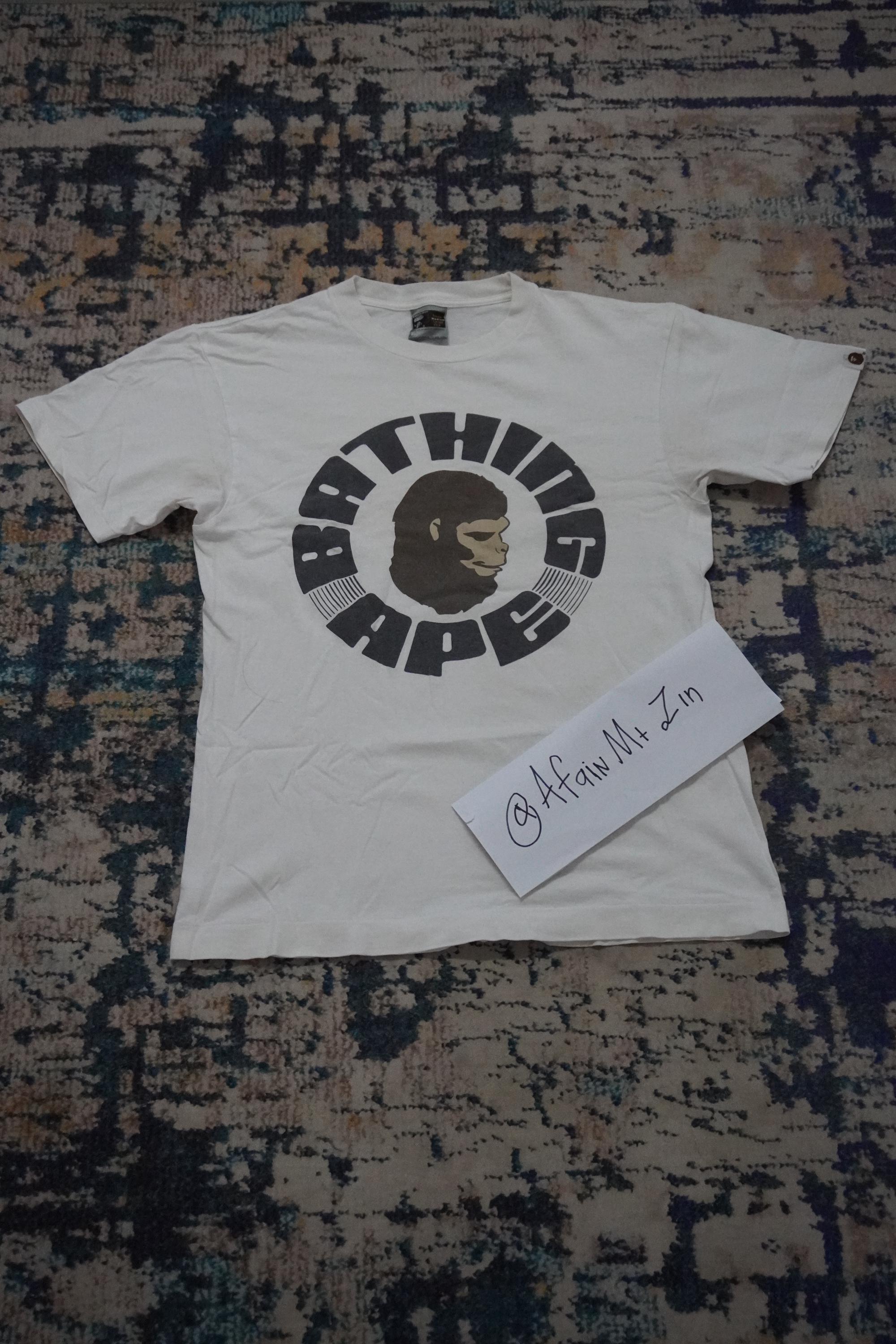 Vintage Bape a Bathing Ape Circle Logo Big Image Nigo World Gone Mad - Etsy