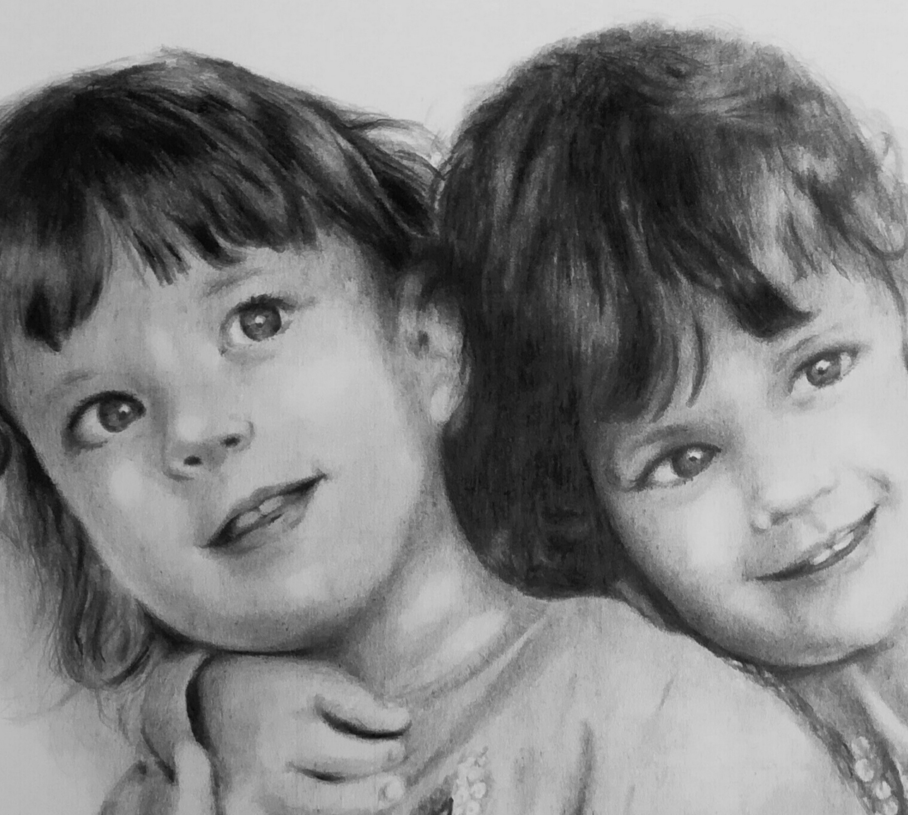 Custom Pencil Portraits, Hand Drawn Portraits, Drawing From Photo ...