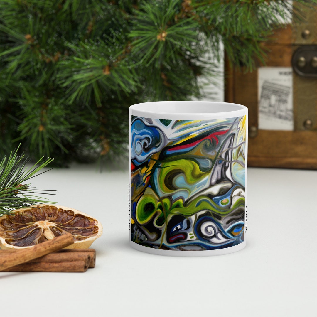 ORCA Mug ART White Glossy Mug Whale Coffee Mugs ,orca Gift Orca ...