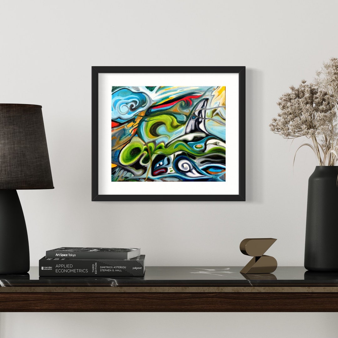 Orca Abstract Art Print, Orca Art ,orca Print, Killer Whale Print, Orca ...
