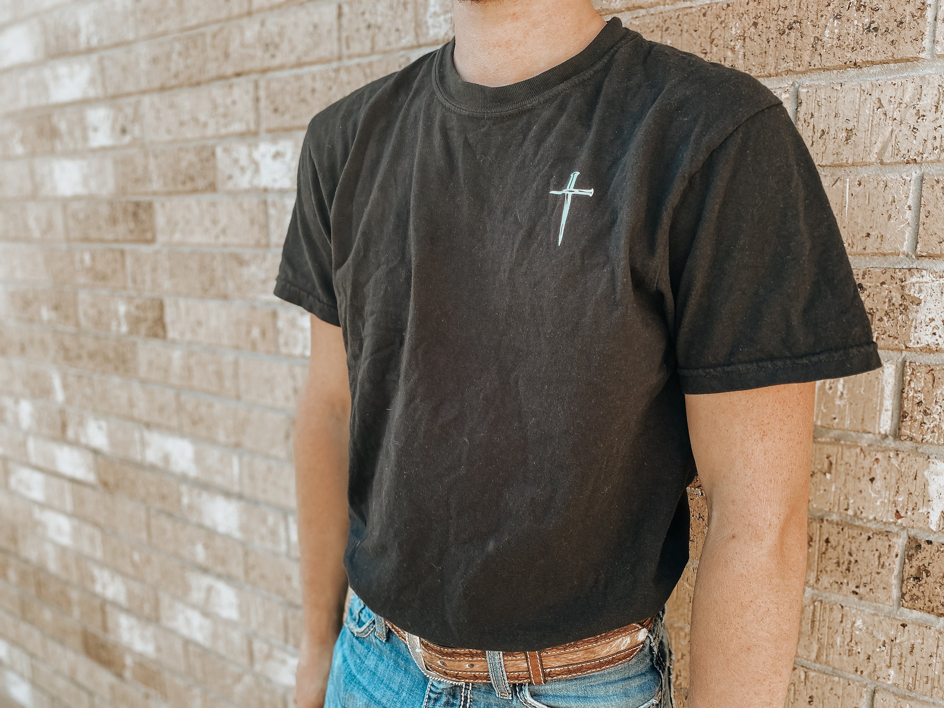 Nail Cross Tee - Etsy