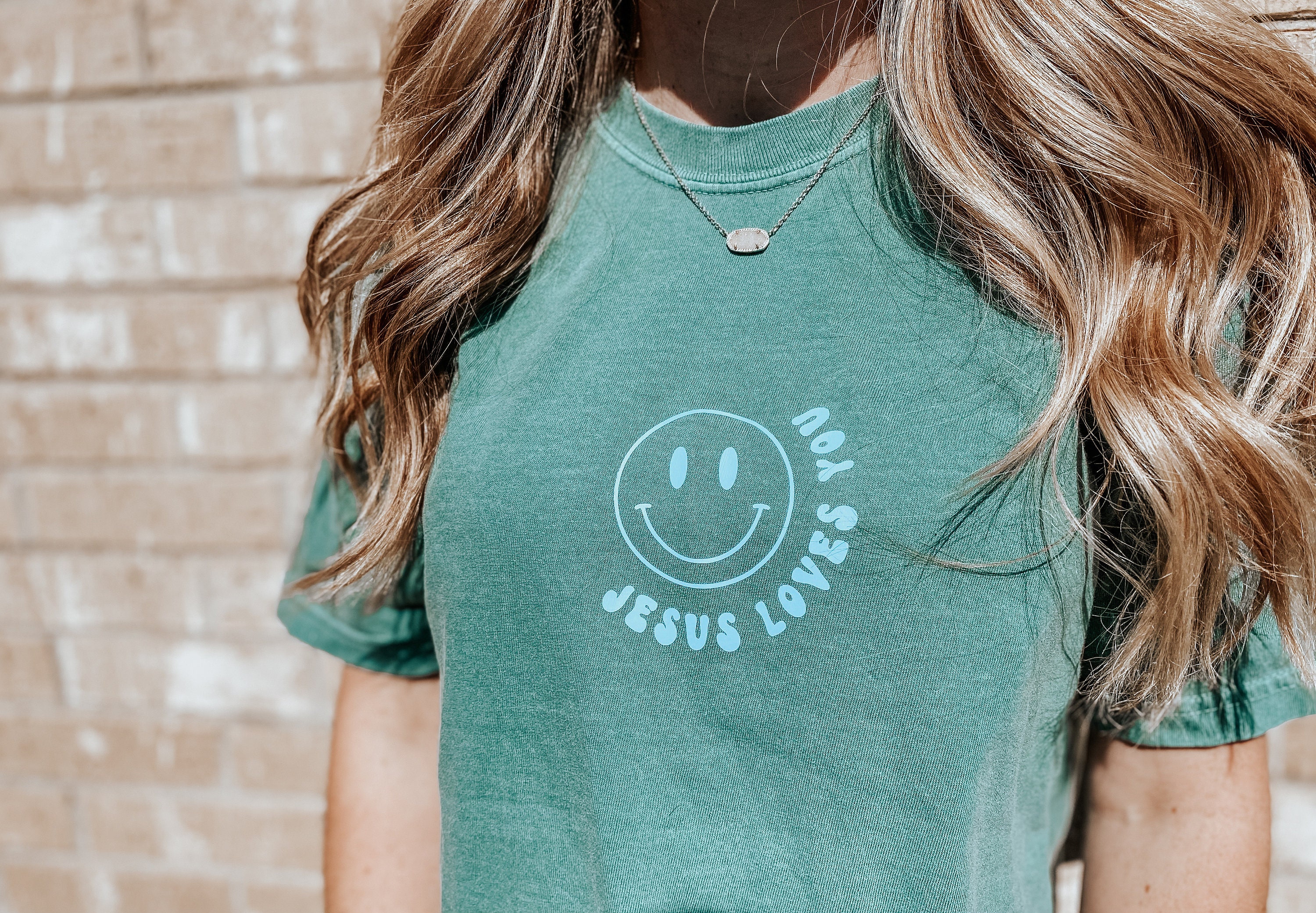 Jesus Loves You | Smiley Face | Christian Tee - Etsy