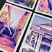 Set of 4 Small Japan Collage Landscape Risograph Prints - Etsy