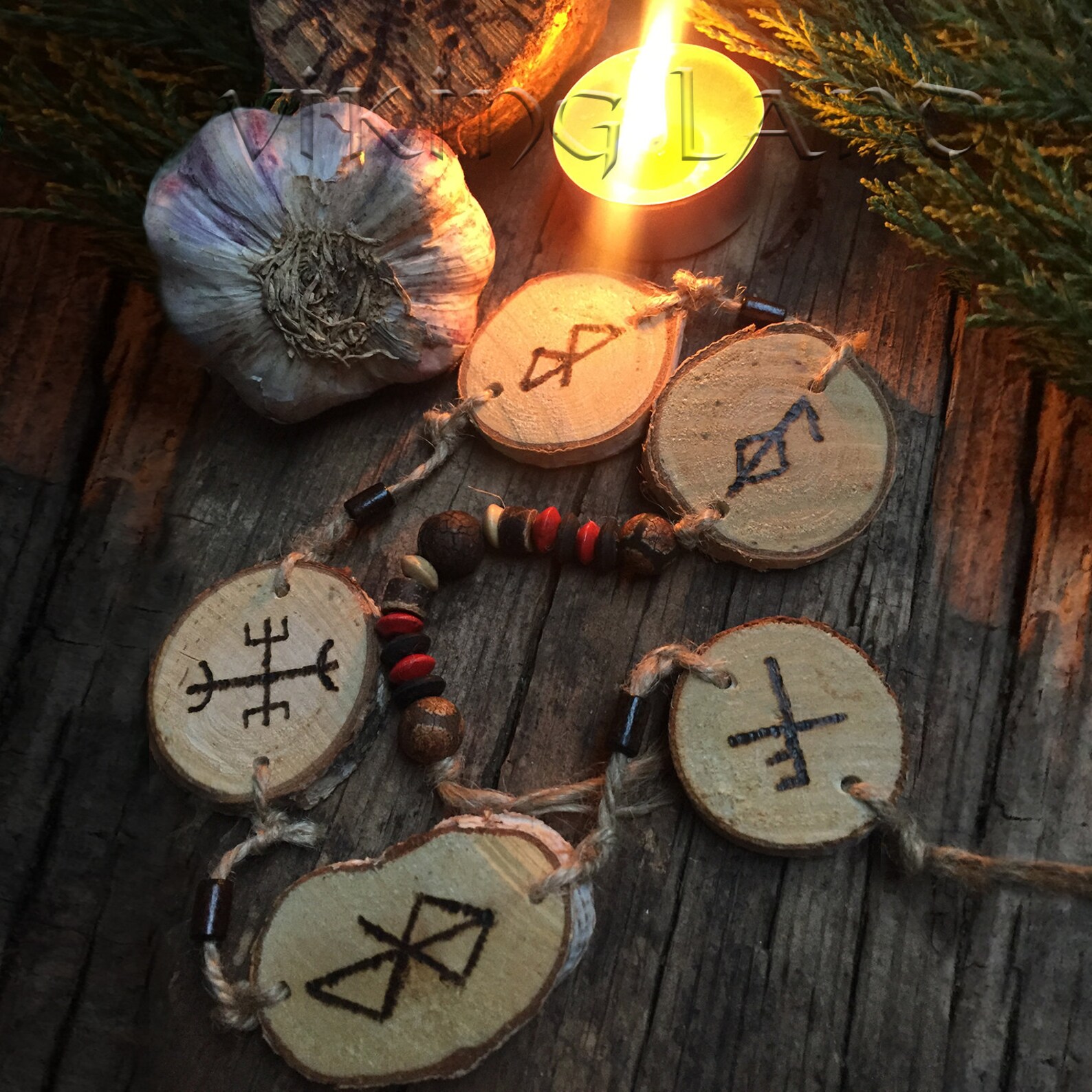 Protection Amulet - Viking Amulet - Magic Symbols - Icelandic Magical ...
