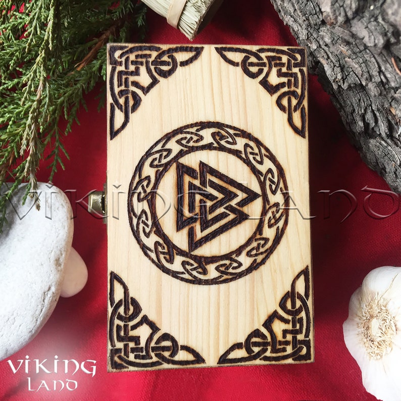 Viking Jewelry Box Viking Box for Runes and Amulets Wooden - Etsy UK