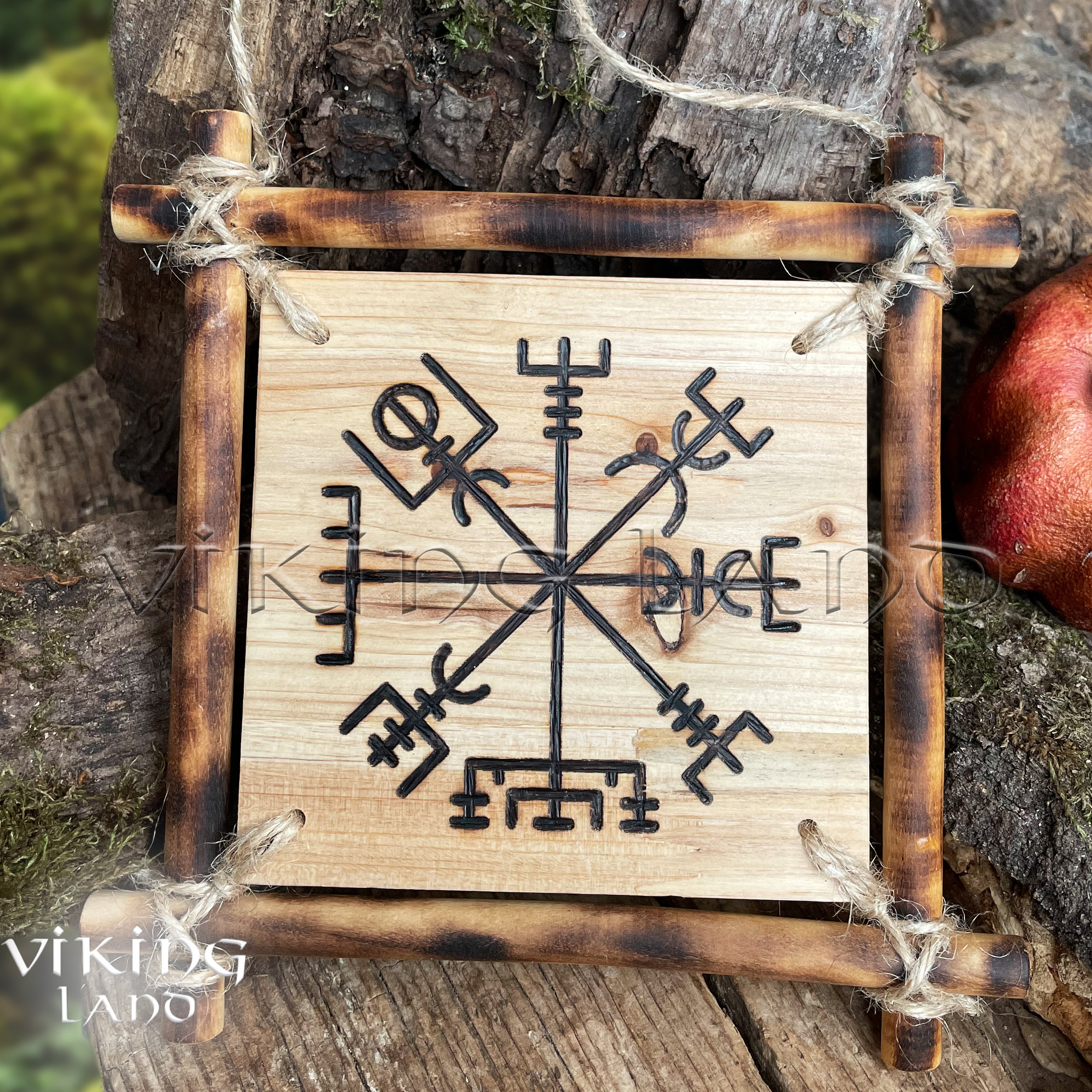 Icelandic Magical Stave - Vegvisir Compass - Powerful Norse Protection ...