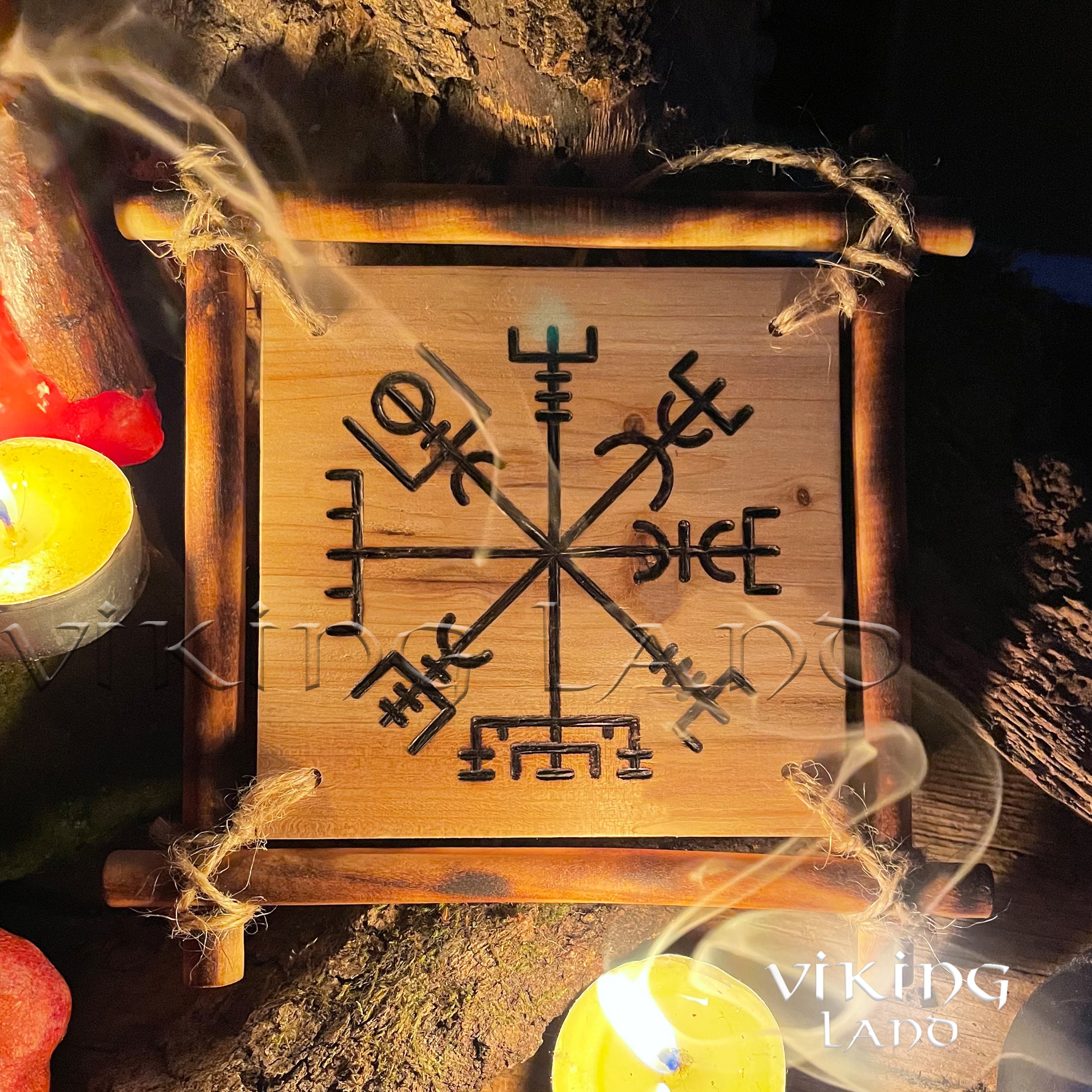 Icelandic Magical Stave Vegvisir Compass Powerful Norse | Etsy