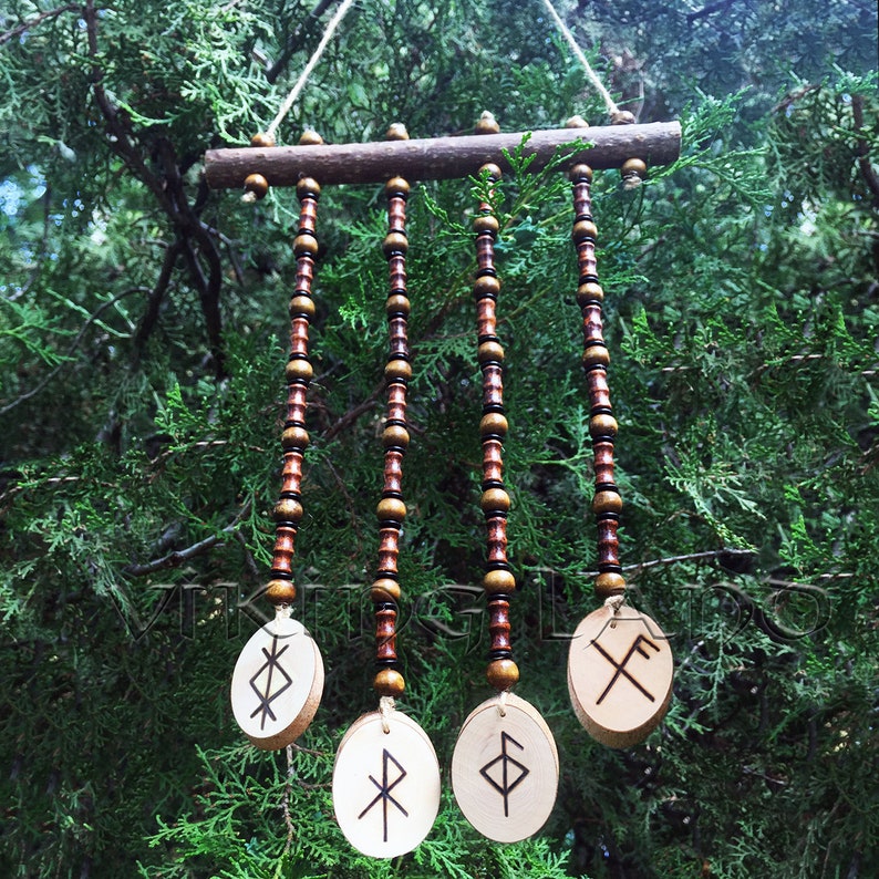 Home Protection Amulet With Bind Runes for Good Luck Health | Etsy